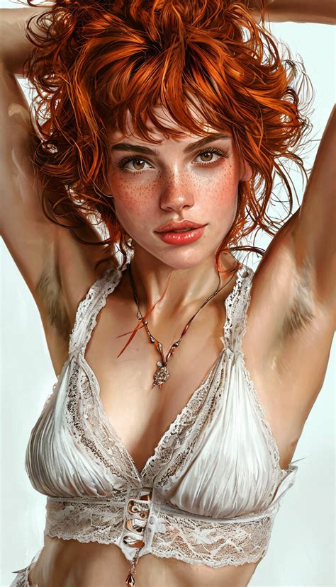 Sweaty Hairy Armpits Sweaty Bellucci Hairy Armpits Red Haired Hairy