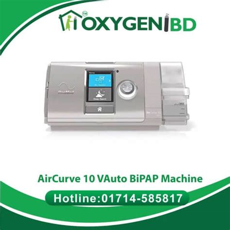 Resmed Aircurve 10 Vauto Bipap Machine Oxygen Cylinder Bd