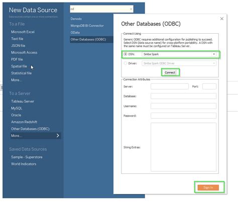 Connecting Tableau To Lentiq · Documentation
