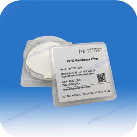 Ptfe Membrane Disc Filters R2pj037 Pf02037mmmpffe3702bmicropore We Focus On Filtration