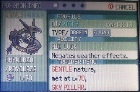 Pokemon Emerald Rayquaza Shiny Pokemon Emerald Rayquaza Shiny