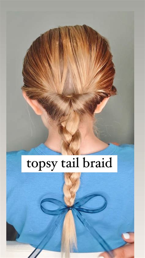 Topsy Tail Braid Hairstyle Stylish Life For Moms