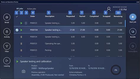 Configure The Production Floor Execution Interface Supply Chain Management Dynamics 365