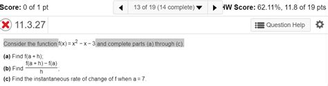 Solved Consider the function f left parenthesis x right | Chegg.com