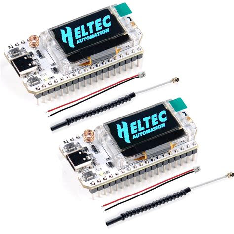 2 Sets Heltec Esp32 915mhz Lora V3 Board Sx1262 096 Oled Display Blewifi Esp32 S3 Dual Core