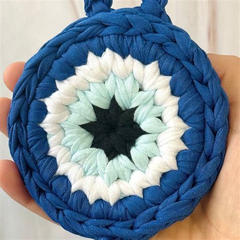 Evil Eye Wall Hanging Crochet Evil Eye Crochet Evil Eye Ornament