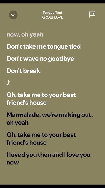 Tongue Tied Grouplove Lyrics Youtube