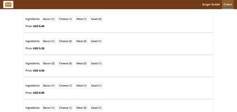 GitHub Mayu Imanaka React Burger Builder
