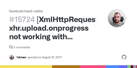 Xmlrequest Xhruploadonprogress Not Working With Nd Uri File · Issue