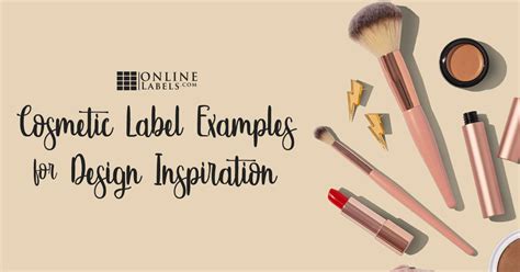12 Cosmetic Label Examples For Design Inspiration 2022