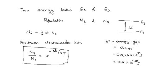 What Is The Temperature Of A Two Level System A System With Two Energy