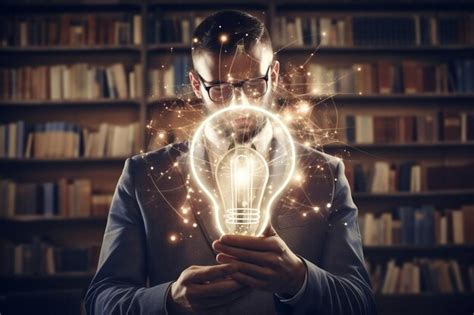 Premium AI Image Man With ELearning Graduate Certificate Concept