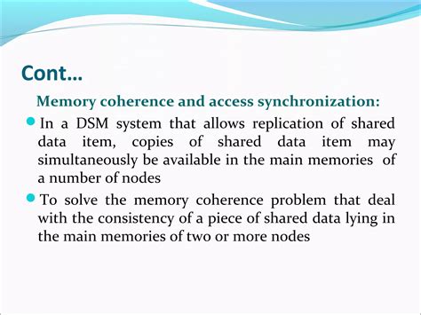 Distributed Shared Memory Ppt Databases Computer Software And