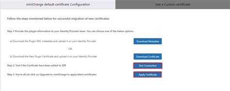 how to renew upgrade sp certificate in the saml sso plugin with
