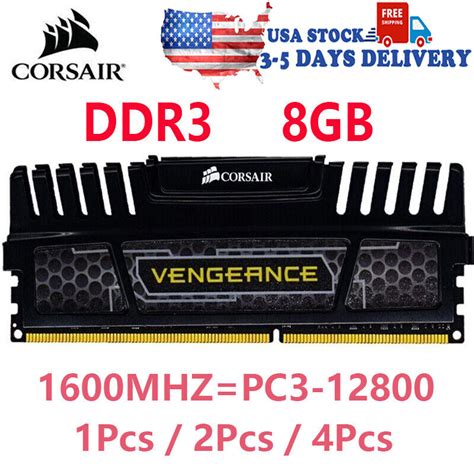 Corsair Vengeance Ddr3 8gb 16gb 32gb 1600mhz Pc3 12800 Desktop Ram Memory Dimm Ebay