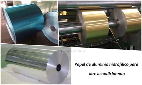 8006 8011 Papel De Aluminio Hidrofílico Para Aire Acondicionado Henan