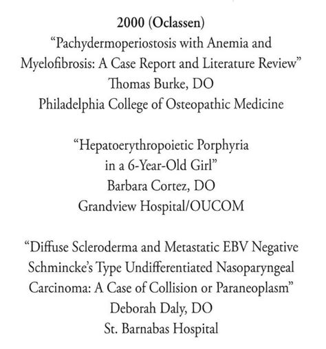 Get To Know Your Aocd Vol 1 No 42 2000 American Osteopathic College Of Dermatology Aocd