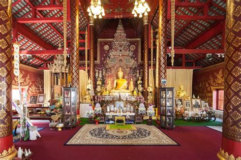 Buddhist Temple Interior