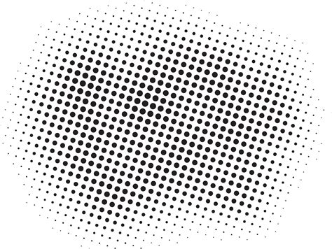 A Black And White Halftone Dot Pattern Black And White Halftone Dots