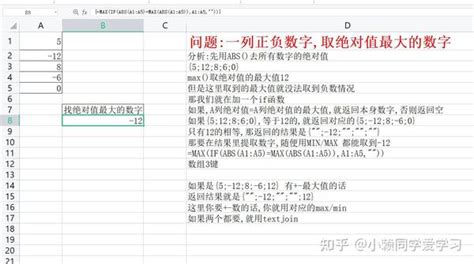 问题一列正负数字取绝对值最大的数字 知乎