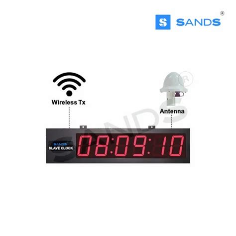 Bright Red Gps Wireless Clock Standalone Clock 85 To 260v Ac At Rs 34500 In Chennai