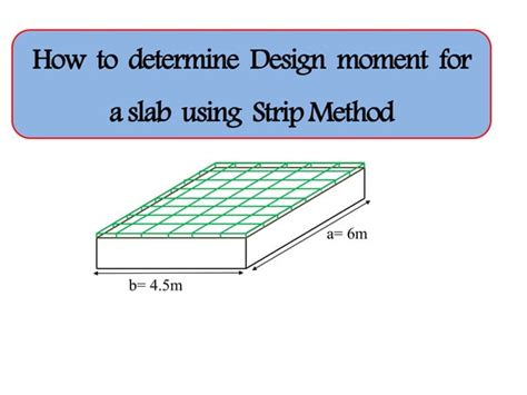 Slab Design Strip Method Design Talk