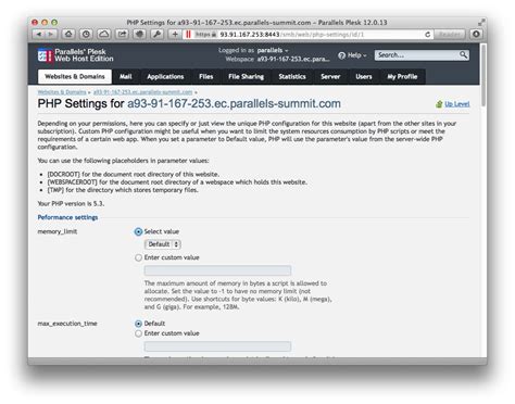 Introduction To Parallels Plesk 12 Web Host Edition • Conetix