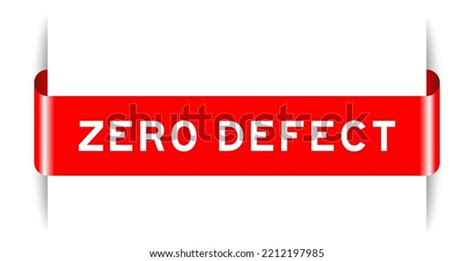 Red Color Inserted Label Banner Word Stock Vector Royalty Free Shutterstock