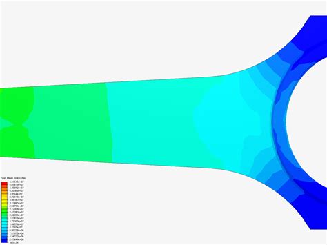 connecting rod stress analysis by hisyam simscale