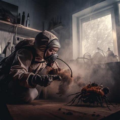 Premium Photo Pest Control Worker