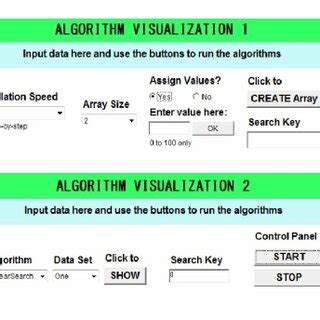 Algorithm Simulation Field Pseudocode Display Variable And Message