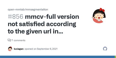 mmcv-full version not satisfied according to the given url in Dockerfile · Issue #856 · open ...