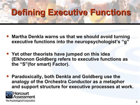 Executive Functioning Assessment In Psychoeducational Domains Ppt
