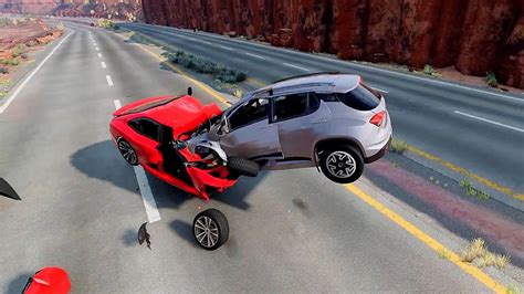 car crashes in multiple camera angles beamng drive youtube