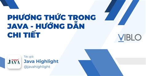 Phương Thức trong Java Hướng dẫn chi tiết