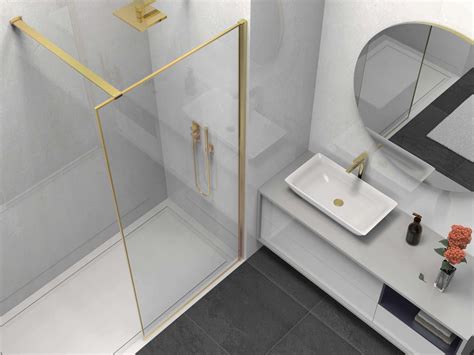 Душевая перегородка Walk-In HS VSW-1HS900CLG, 900*2000, брашированное ...