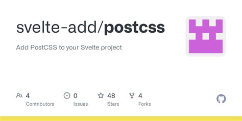 Github Svelte Addpostcss Add Postcss To Your Svelte Project