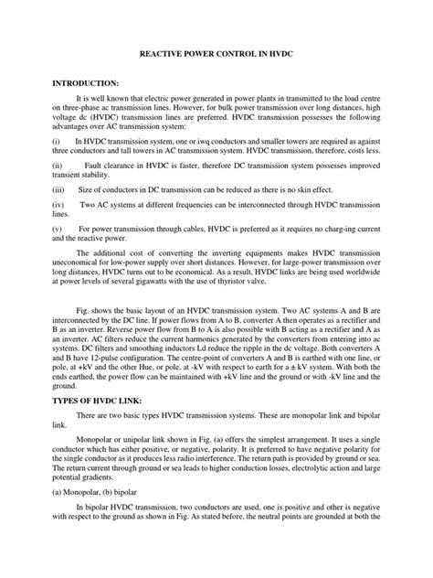 Unit 2 Part B Descargar Gratis Pdf High Voltage Direct Current