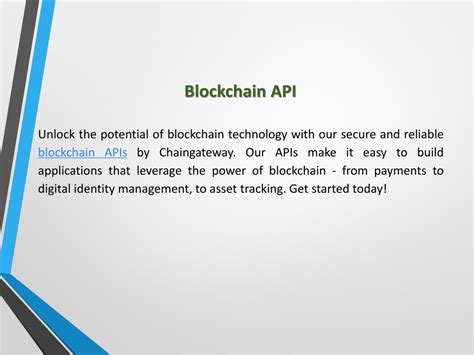 Ppt Unlock Your Potential With The Bitcoin Api Powerpoint Presentation Id12136001