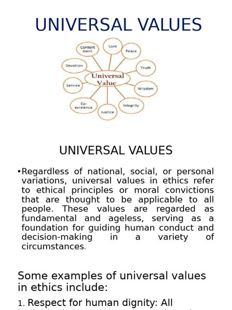 lesson 10 universal values pdf