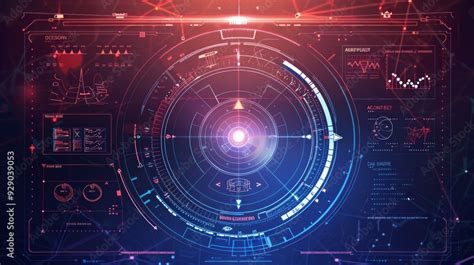 Submarine Radar Navy Ship Sonar Navigation Screen Hud Digital Ocean Marine Flight Search Naval