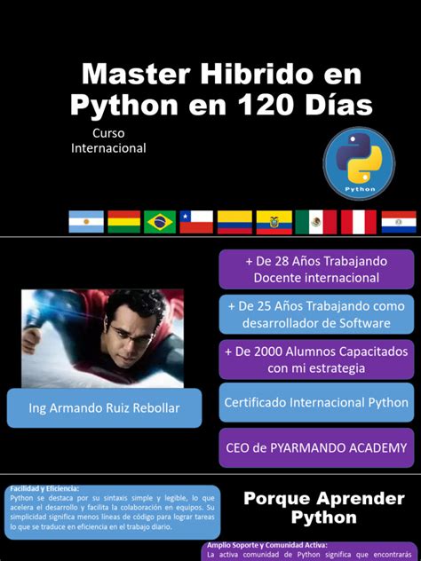 Curso Intensivo De Python En 120 Días Pdf Python Lenguaje De