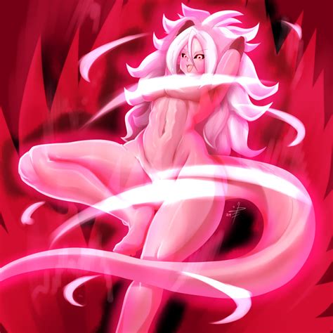 Rule 34 Alternate Version Available Android 21 Breasts Censored