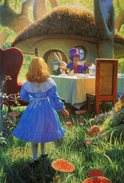 Alicemania Алиса в стране чудес Greg Hildebrandt Алиса в стране чудес Льюис кэрролл