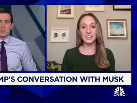 Axios Stef Kight On Trumpmusk Interview Surprised How Often He Went