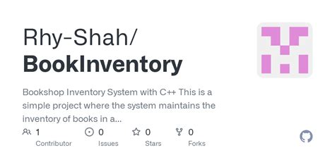 github rhy shah bookinventory bookshop inventory system with c