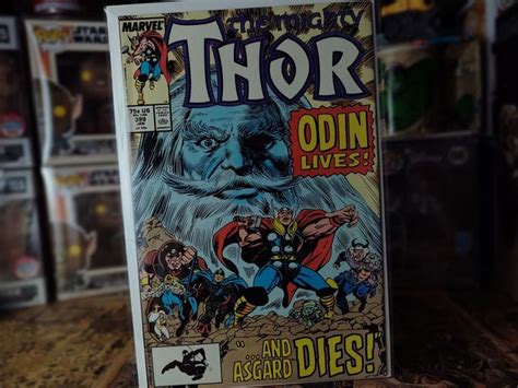 the mighty thor issue 399 by tom defalco copper age comic from 1989 by