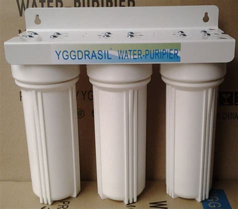 制冰机前置过滤器 10寸三级净水器 管道式过滤器 商用制冰机专用 虎窝淘