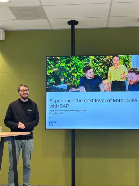Alexei Dugarov On Linkedin Sap Build Roadshow In Sap Nederland Organized With The Help Of Leverx