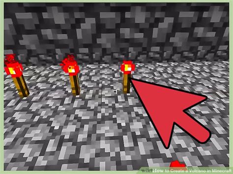 How To Create A Volcano In Minecraft Steps With Pictures